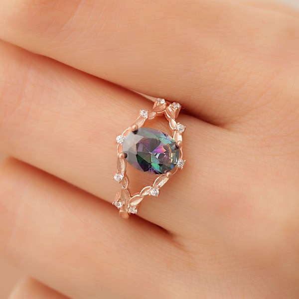 Ethereal Engagement Ring - Etsy