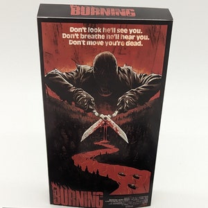 Custom the Burning (1981) Playable in VCR VHS Nostalgic Art Piece, Case ...