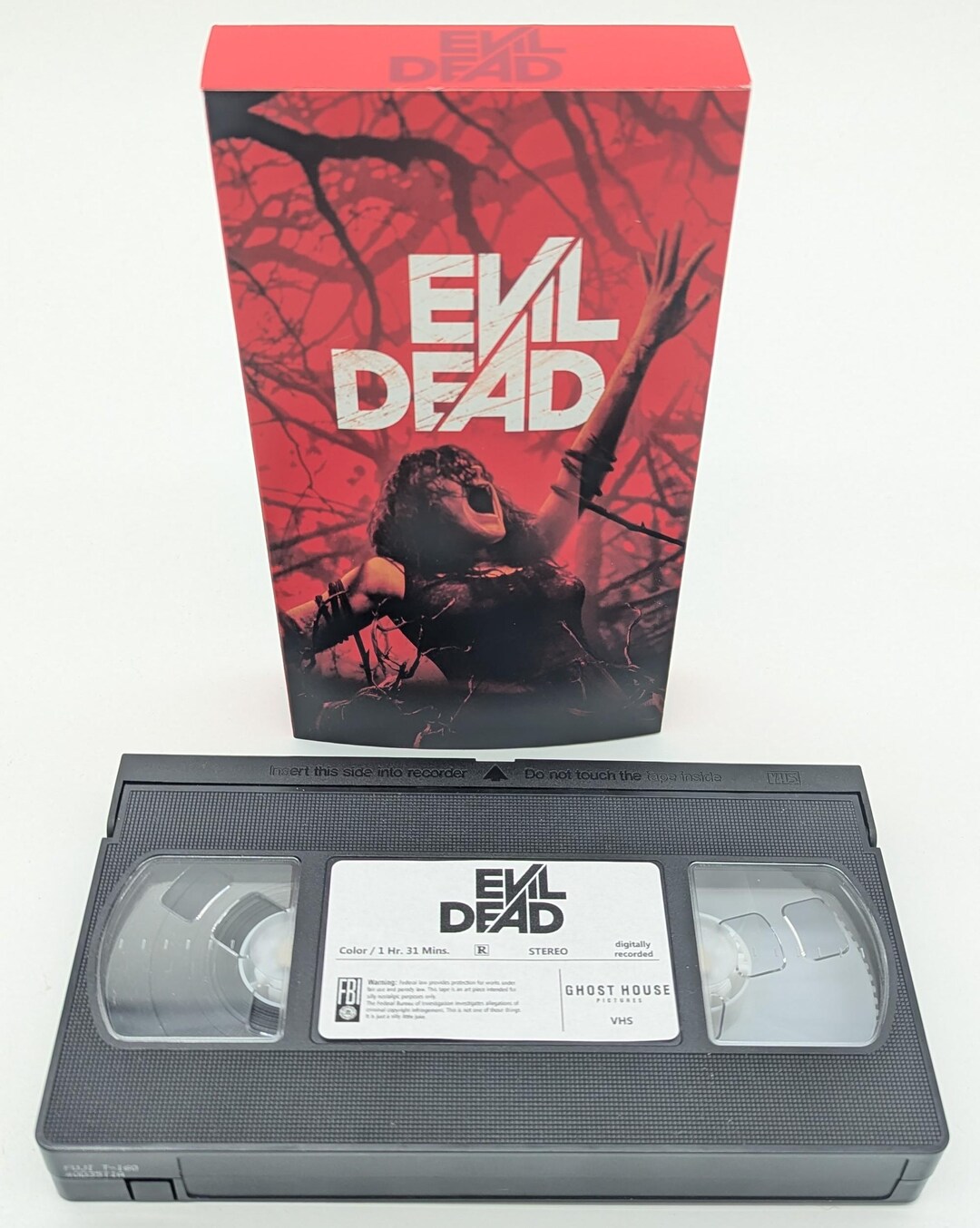 Custom Evil Dead 2013 Playable in VCR VHS Nostalgic Art Piece, Case ...