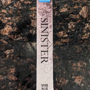 Custom Sinister 2012 Playable in VCR VHS Nostalgic Art Piece, Case ...