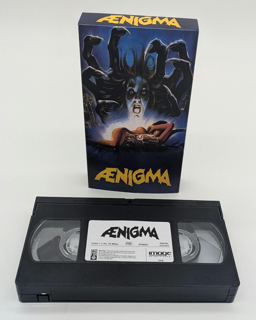 Custom Aenigma (1987) Playable in VCR VHS Tape Nostalgic Art Piece ...