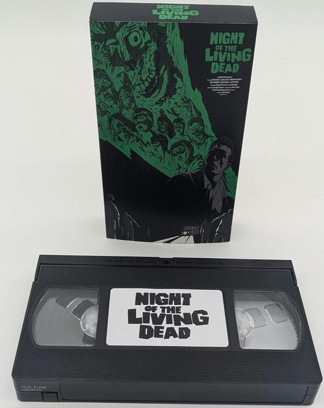 Custom Night of the Living Dead (1968) Playable in VCR VHS Tape ...
