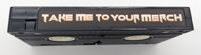 Fully Custom VHS Side Label Only Nostalgic Art Piece, Pick a Subject ...