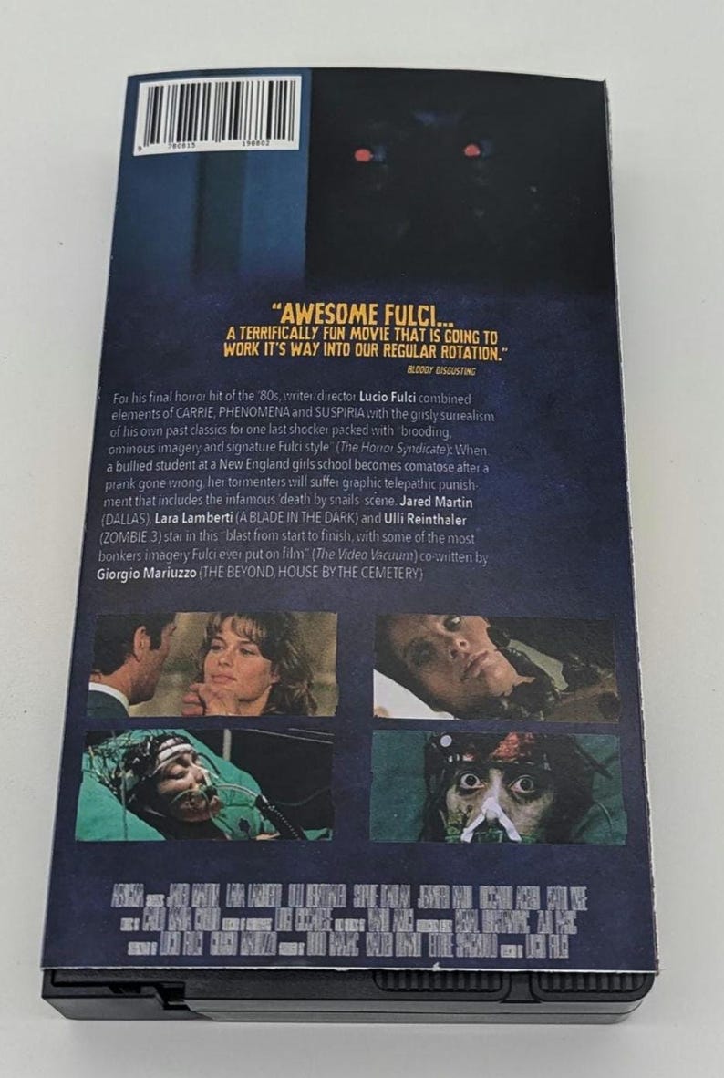 Custom Aenigma (1987) Playable in VCR VHS Tape Nostalgic Art Piece ...