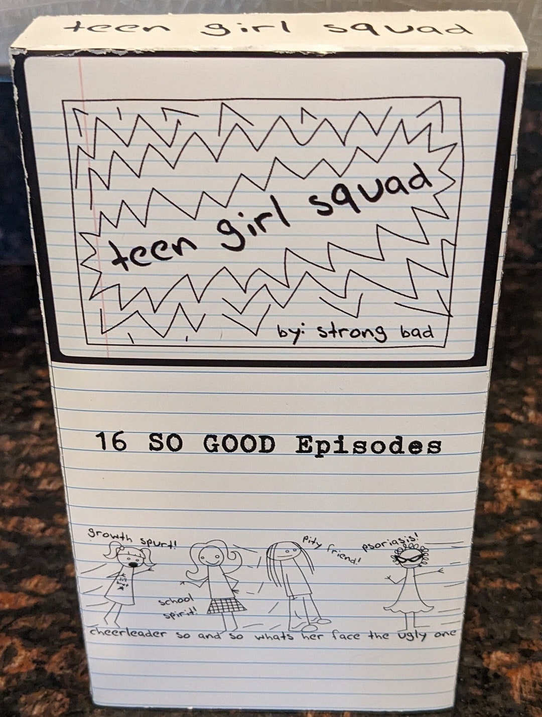 Custom Teen Girl Squad Series Playable in VCR VHS Nostalgic Art Piece ...