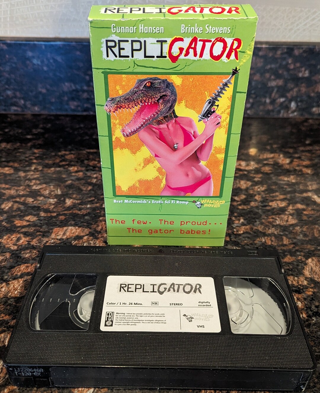 Custom Repligator Playable in VCR VHS Nostalgic Art Piece, Case & Tape ...
