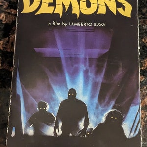 Custom Demons Demoni (1985) Playable in VCR VHS Nostalgic Art Piece ...