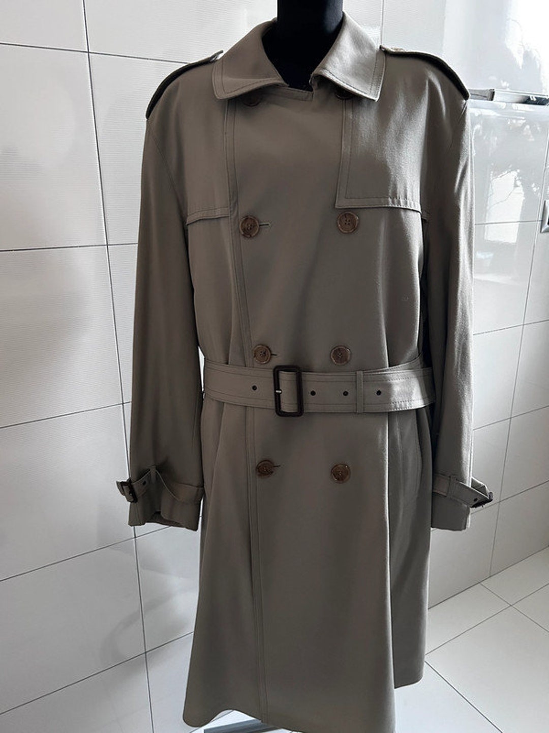 Melka Men's Parka, Vintage Coat, Vintage Trench Coat, Cotton C56 - Etsy