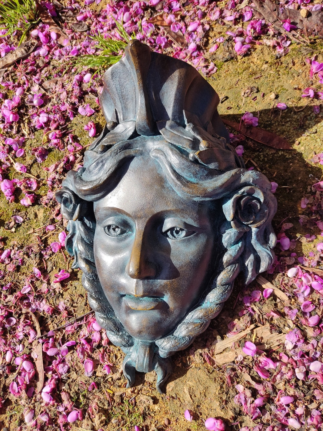 Classic Nymph Portrait for Garden Decoration, Classic Greek Goddess ...