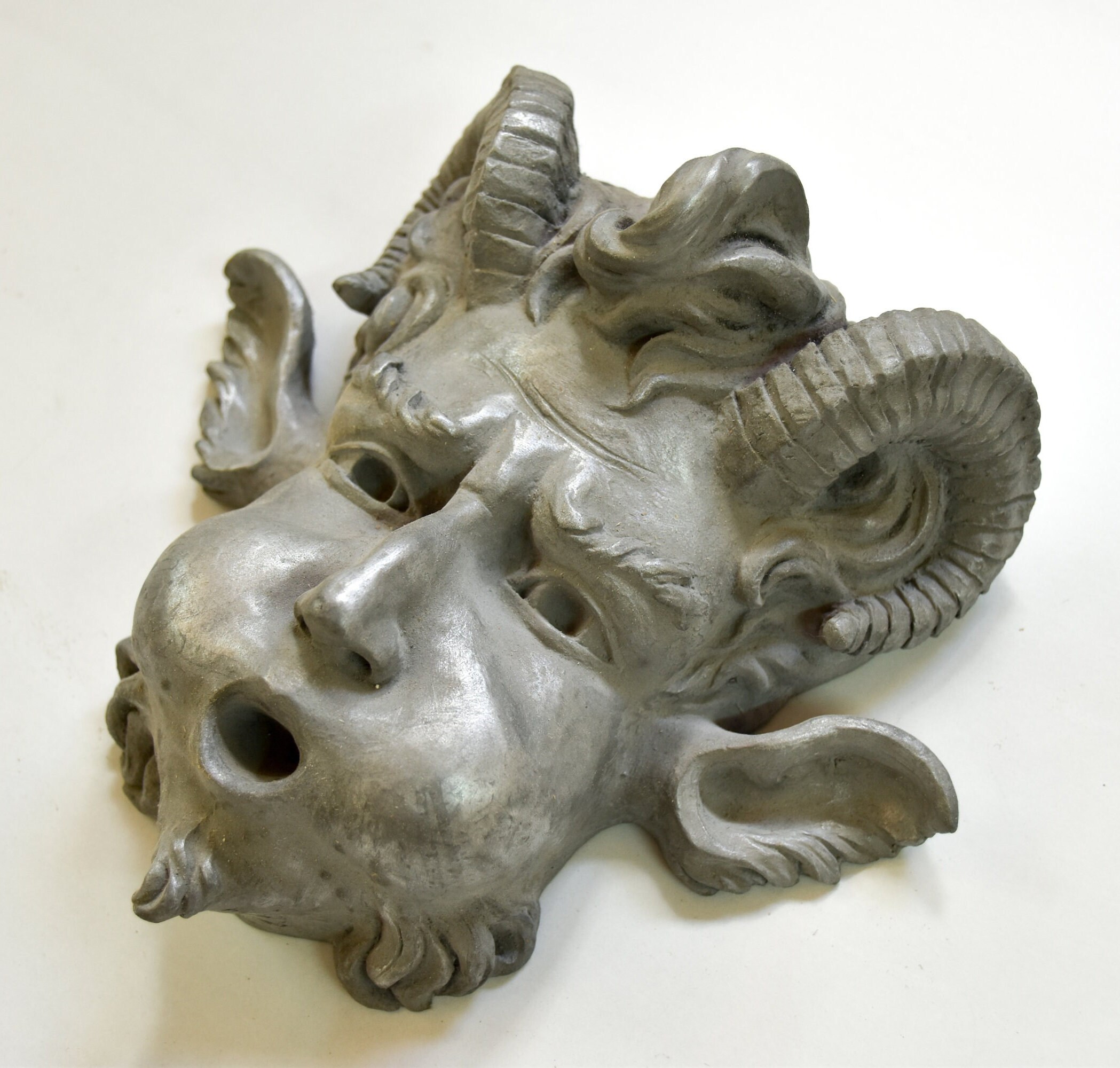 Garden Statue: Mystical Faun Handcrafted Sculpture for - Etsy