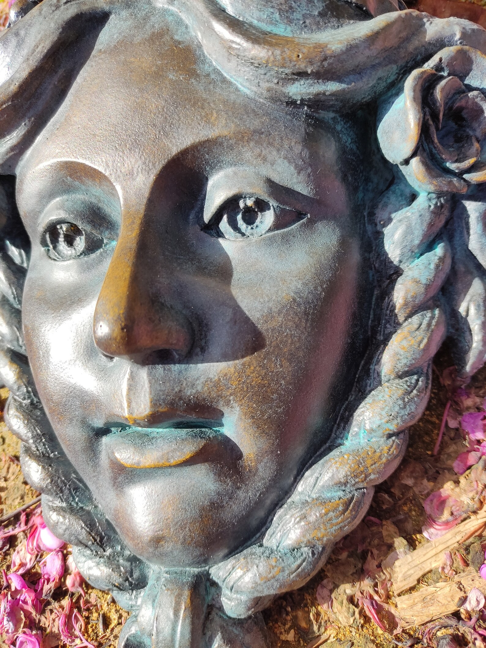 Classic Nymph Portrait for Garden Decoration, Classic Greek Goddess ...