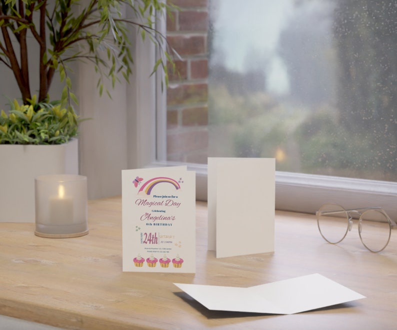 Mobile Birthday Invitation Rainbow Birthday Welcome Sign - Etsy