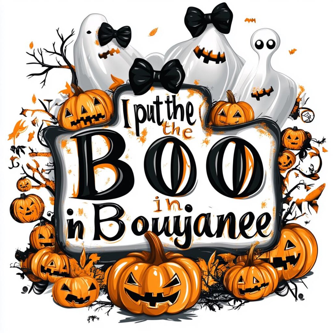 10 Halloween Boo Clip Art,png,jpj, Watercolor Halloween Clipart, Scary ...
