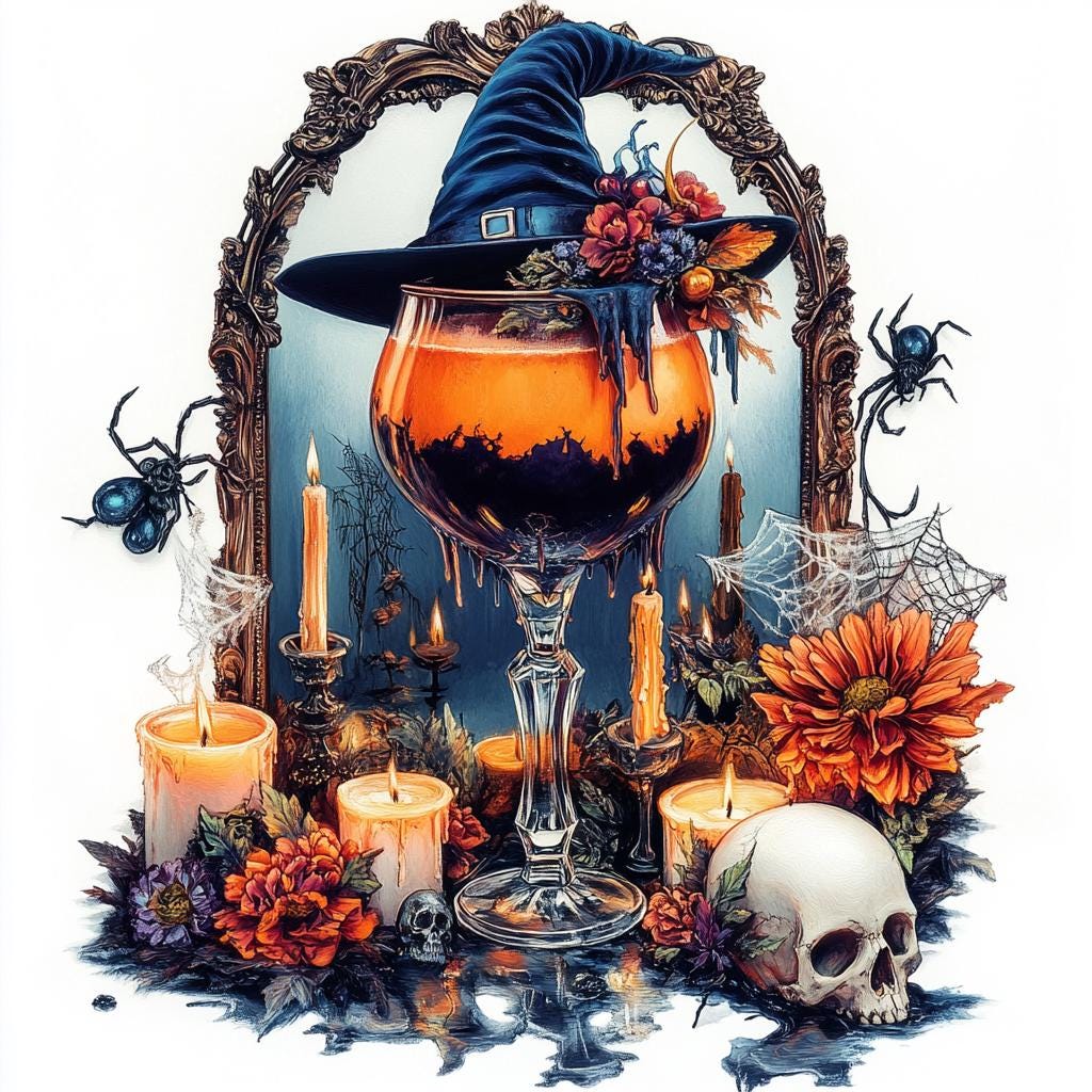 Halloween Cocktail Clipart, 8 Png,jpjs, Cocktails Clip Art, Creepy ...