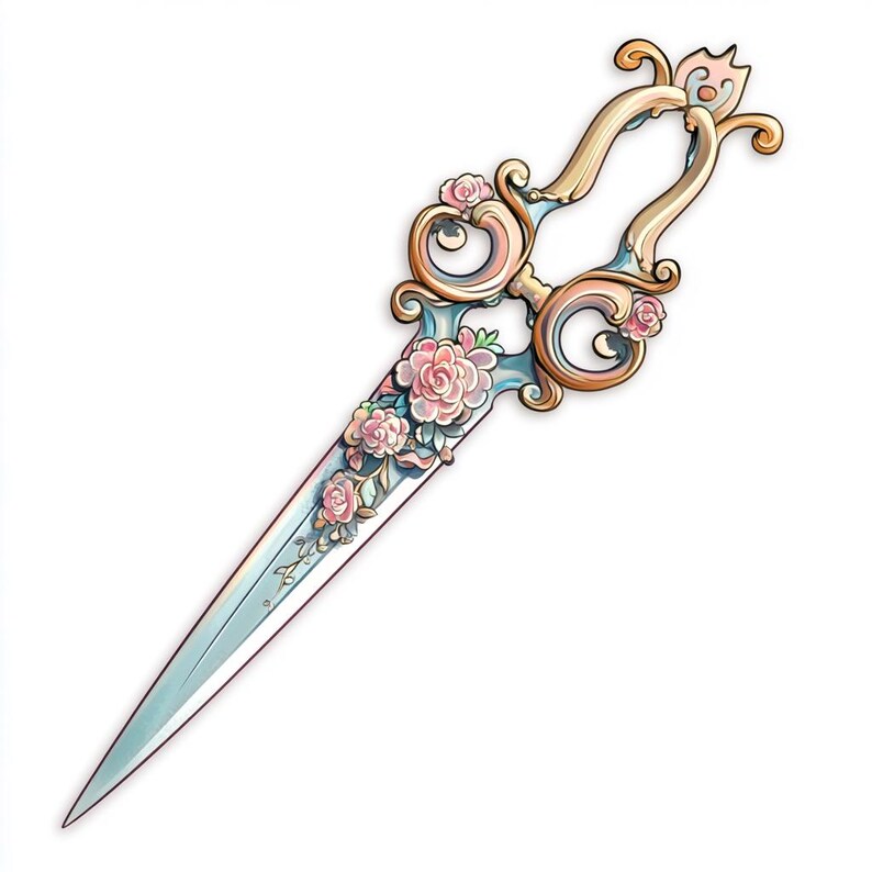7 Cute Scissors Clipart - Watercolor Classroom Scissors School Cute ...