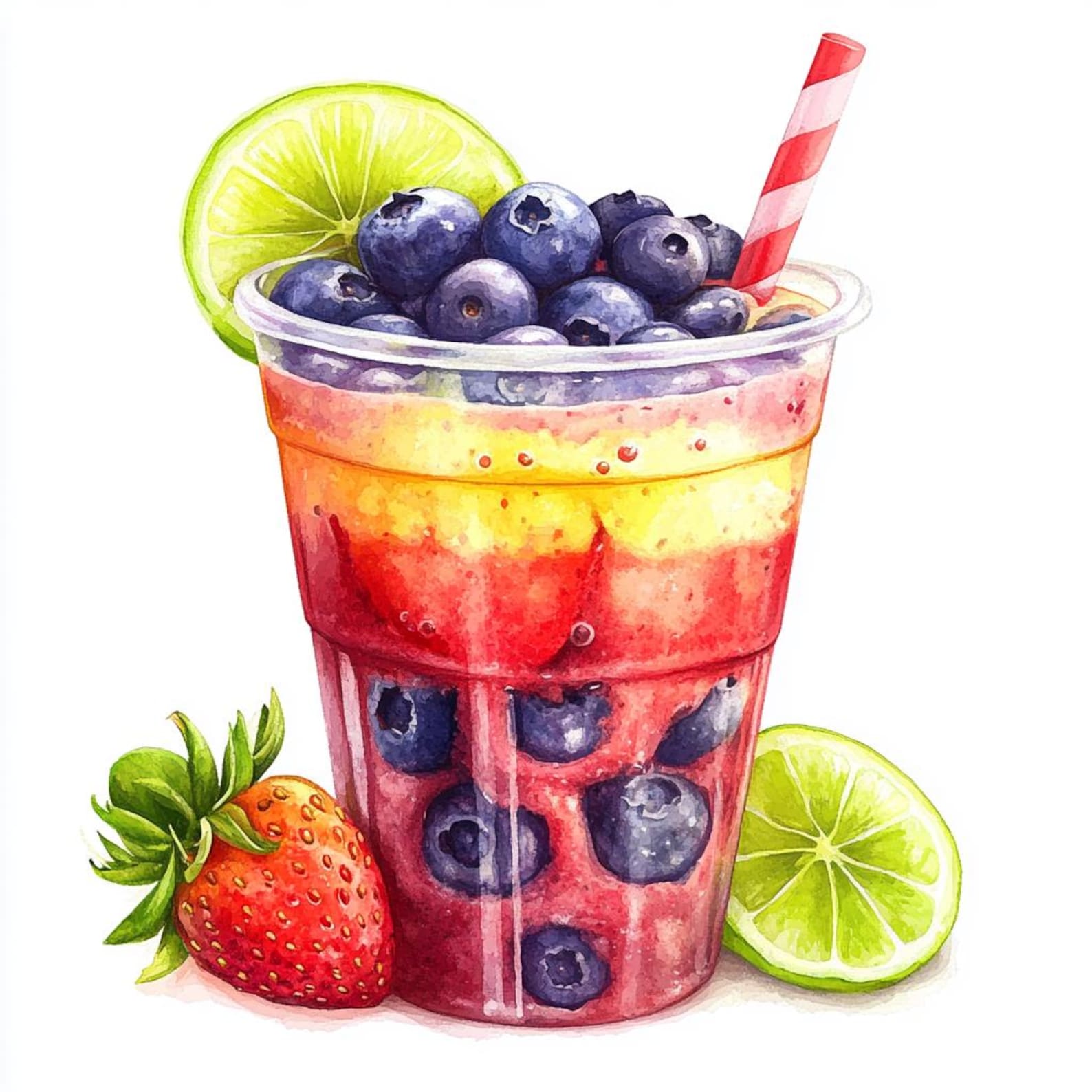 8 Fresh Juices Clipart, Smoothies Clip Art,png,jpj, Blended Fruit Juice ...