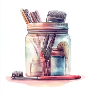 8 Saloon Instruments Clipart, Hair Stylist Tools PNG,JPJ Salon ...