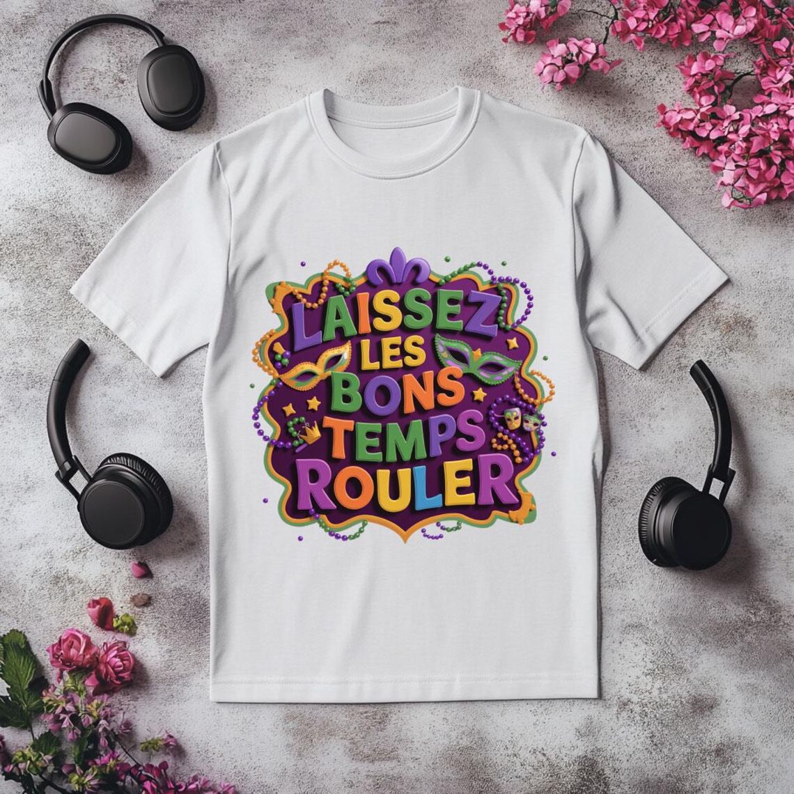 Laissez Les Bons Temps Rouler PNG: Mardi Gras Vibes (digital Download ...