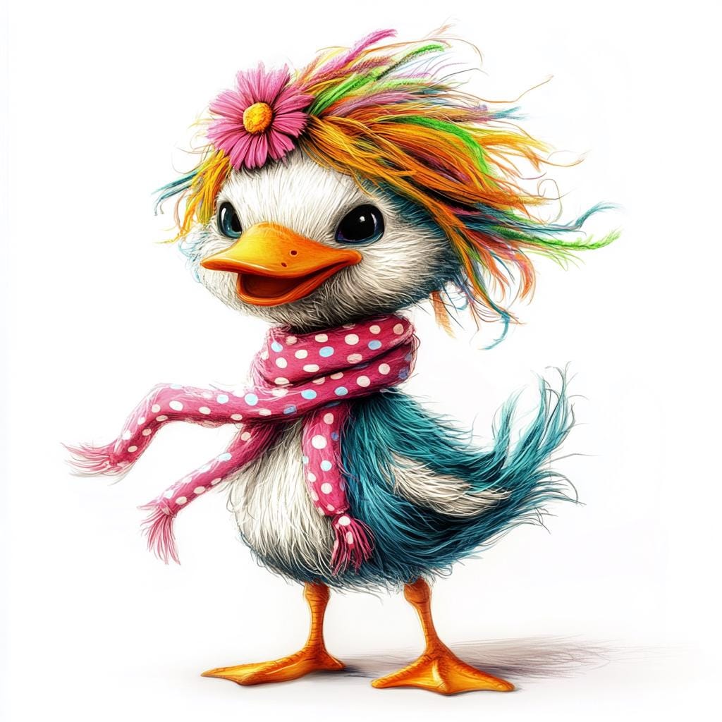 8 Easter Duck Clipart Bundle, Cute Duck Clipart, Duck PNG,JPJ, Spring ...