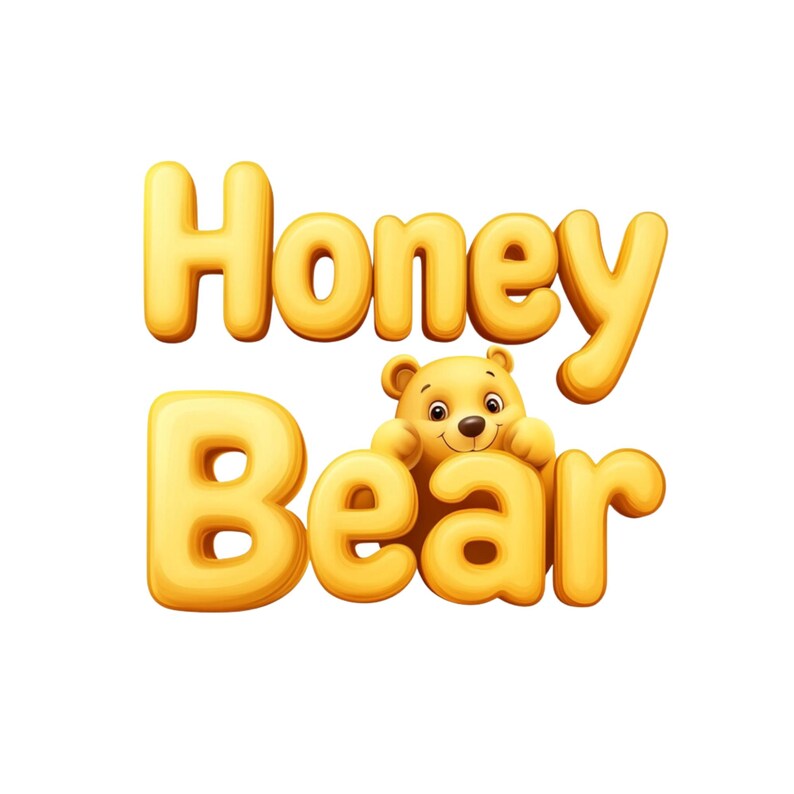 9 Cute Honey Bear Clipart, Png,jpj, Bear Clipart, Teddy Bears ...