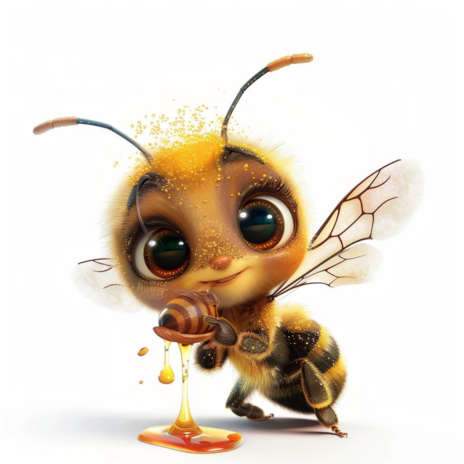 12 PNG,JPJ Sweet Bees Clipart Bundle, Cute Bees Clipart Bundle,cute ...