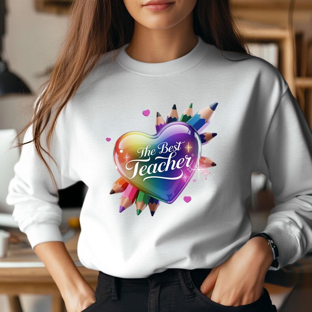 The Best Teacher PNG, Teacher Shirts PNG, Teacher Appreciation ...