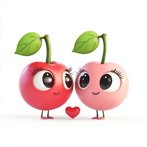 7 Cute Cherry Clipart Bundle, High-quality, Png,jpj, Charming Cherry ...
