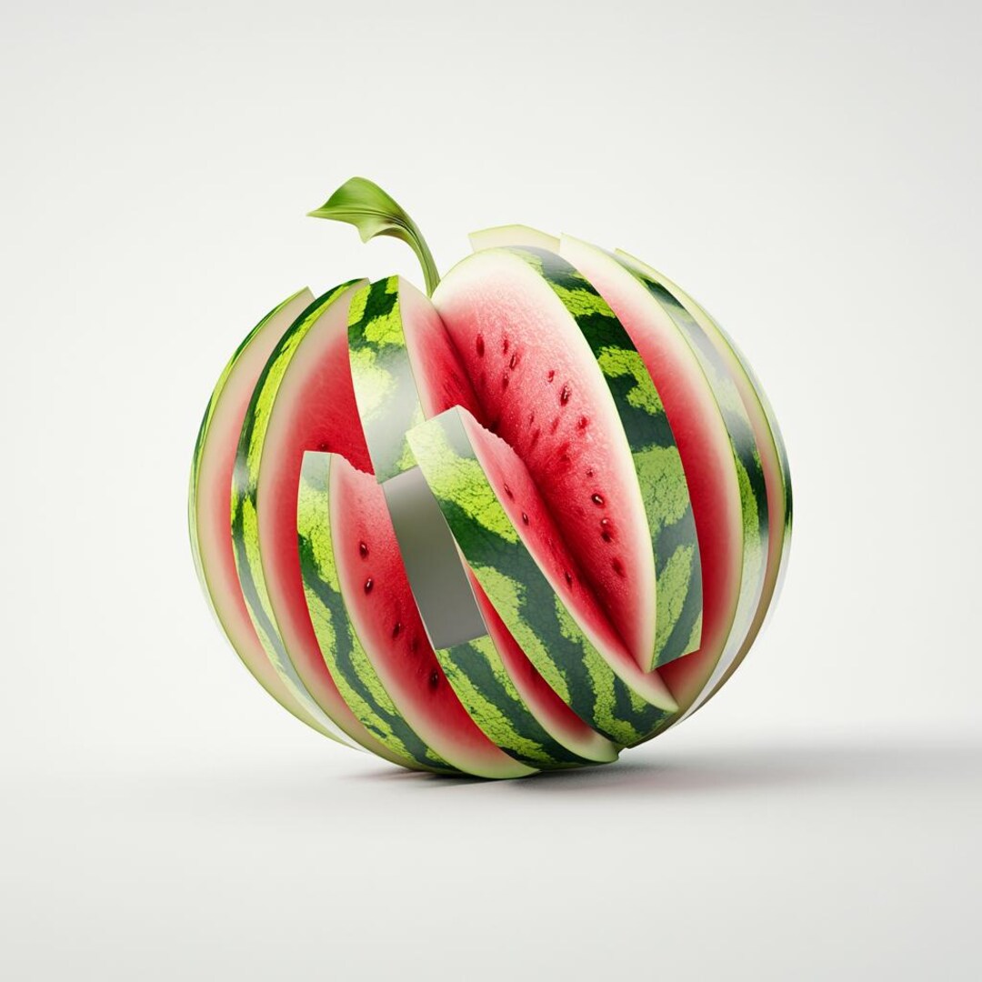Watermelon Clipart Set: Summer Fruit Graphics (PNG, JPG) - Etsy