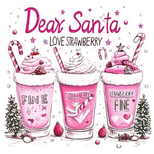 10 Watercolor Christmas Shake Clipart|, Png,jpj, Dear Santa Clipart ...