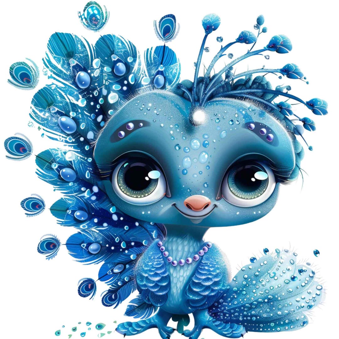 17 Cute Peacock Clipart | Adorable Peacock Clipart Bundle | 17 High ...