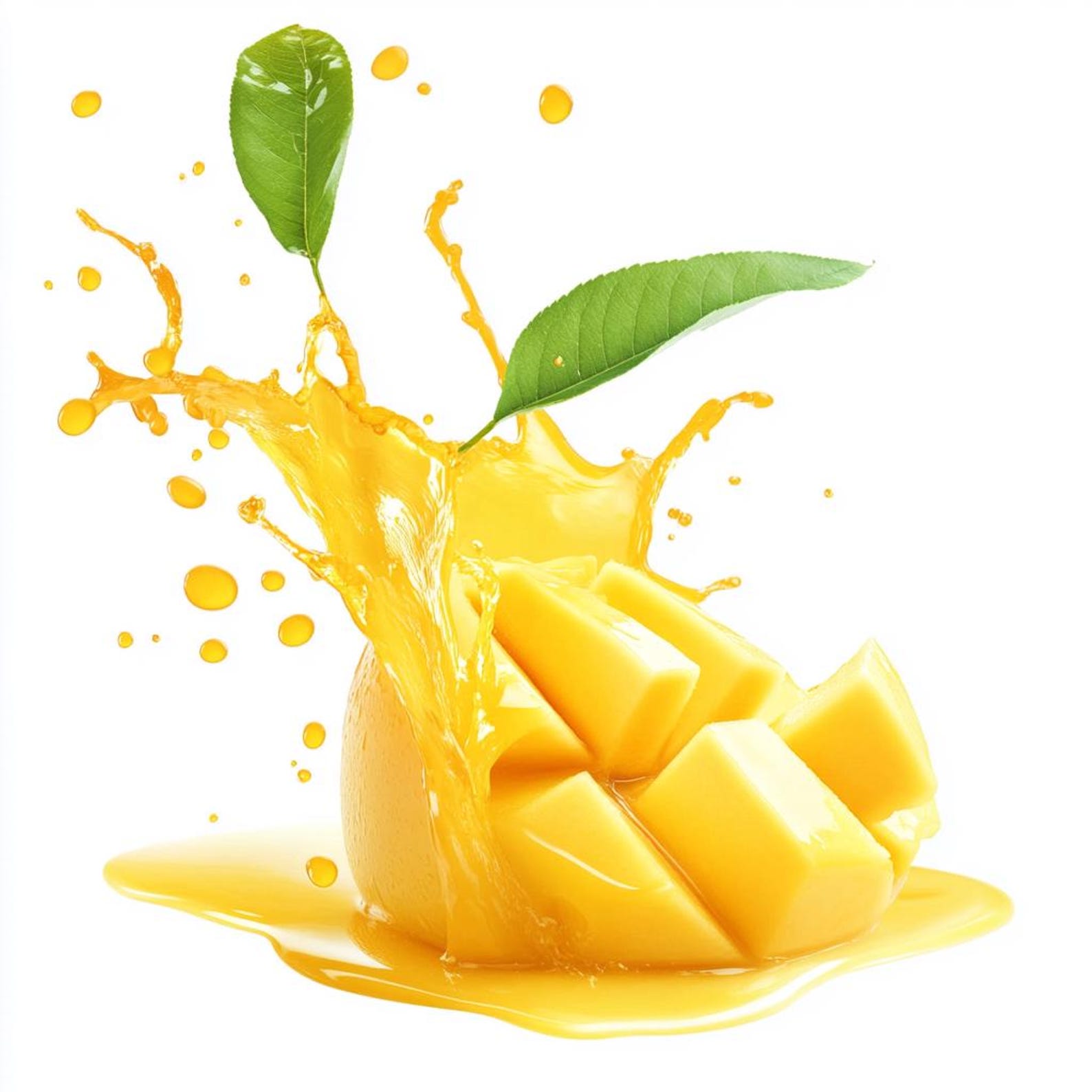 9 Watercolor Mango Clipart Painted Mango Clipart Ripe Mango, Green ...