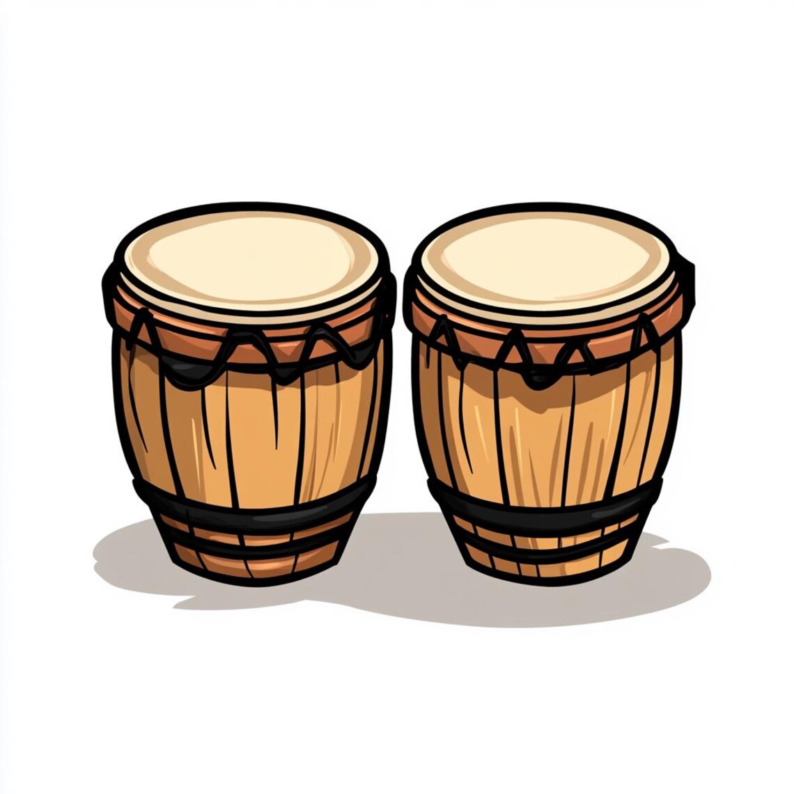 8 Watercolor Drum Clipart, Drum, Musical Instruments, Drum Dxf, Drum ...