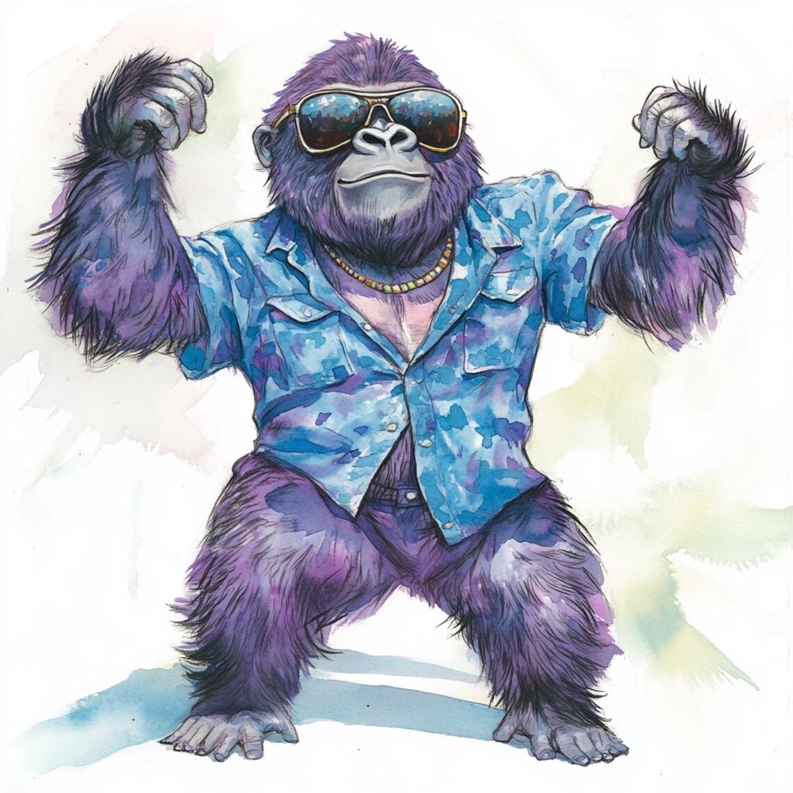 8 Gorilla Clipart Cute Gorilla PNG,JPJ Safari Animal Clipart Jungle Zoo ...