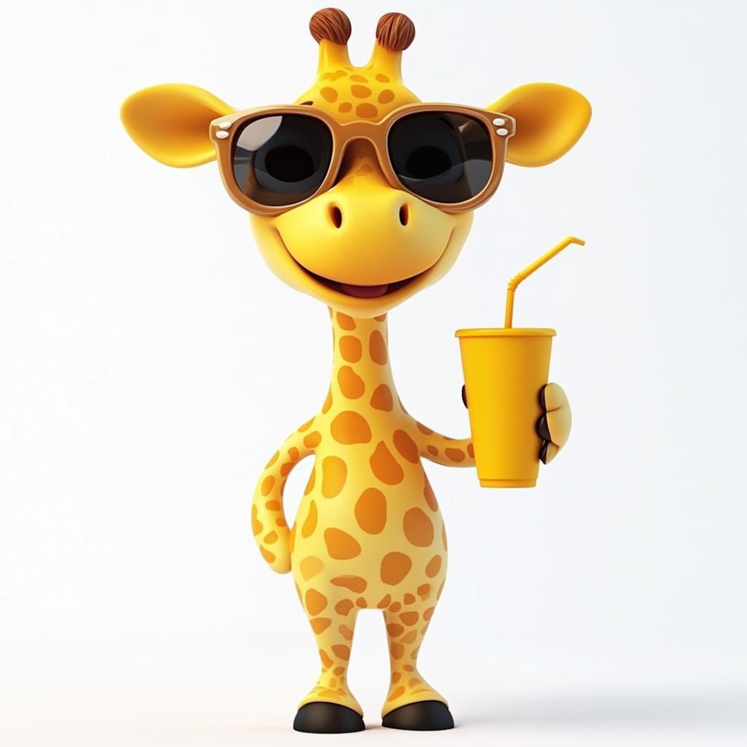7 Giraffe Clipart, Giraffe Images Whimsical Giraffes,png,jpj, Funny ...
