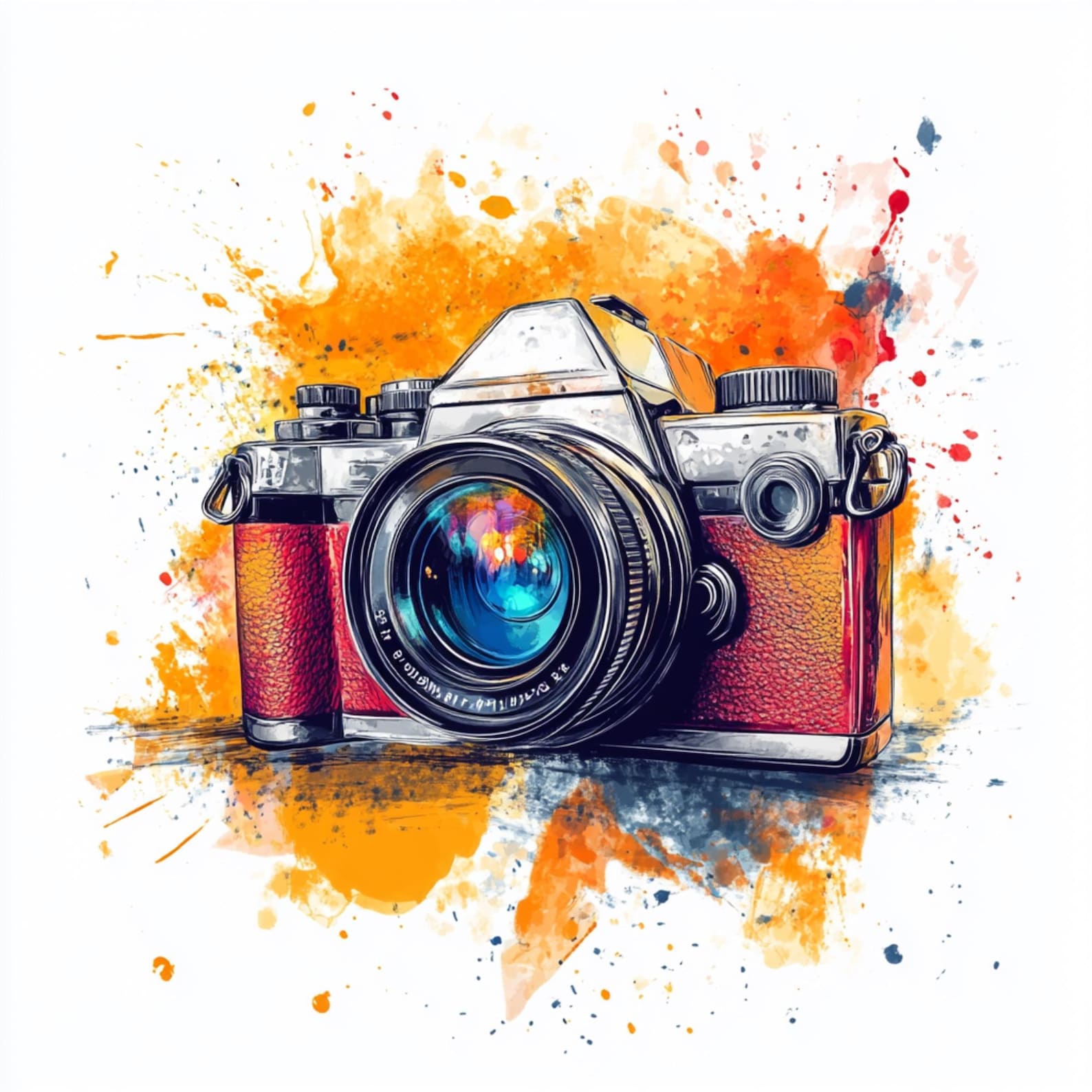 7 Watercolor Camera Clipart,bundle, Photography, Digital Download ...