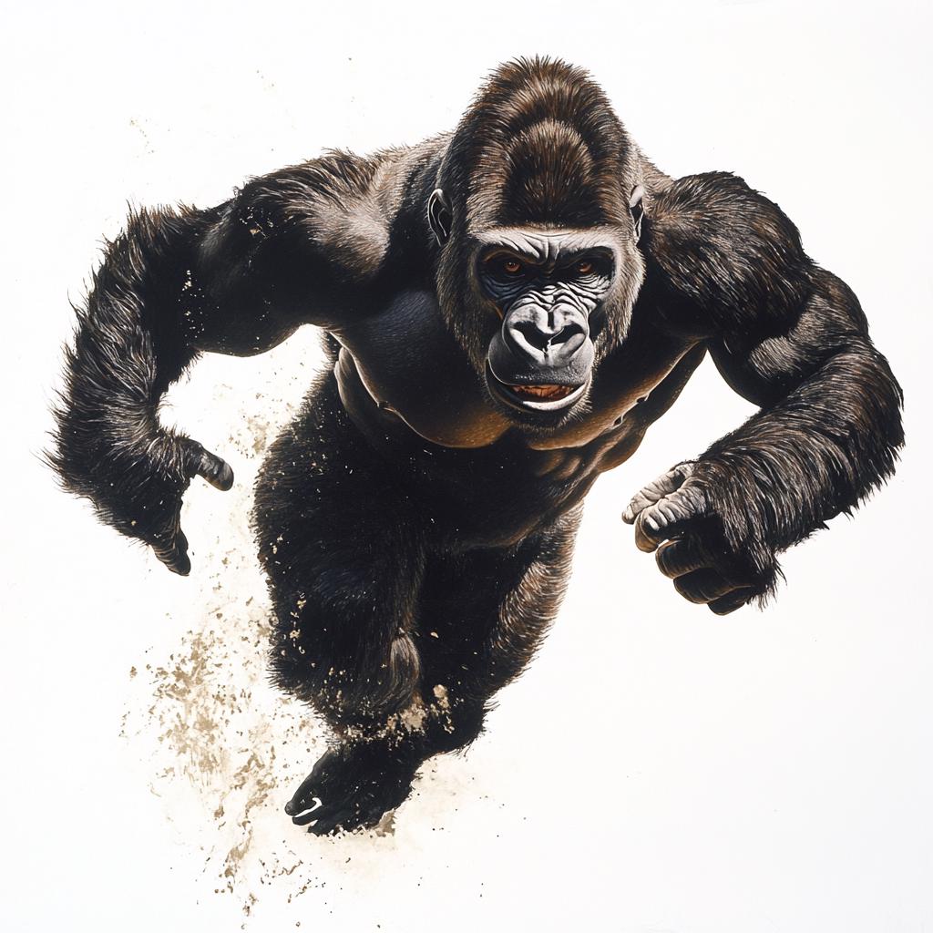 8 Gorilla Clipart Cute Gorilla PNG,JPJ Safari Animal Clipart Jungle Zoo ...