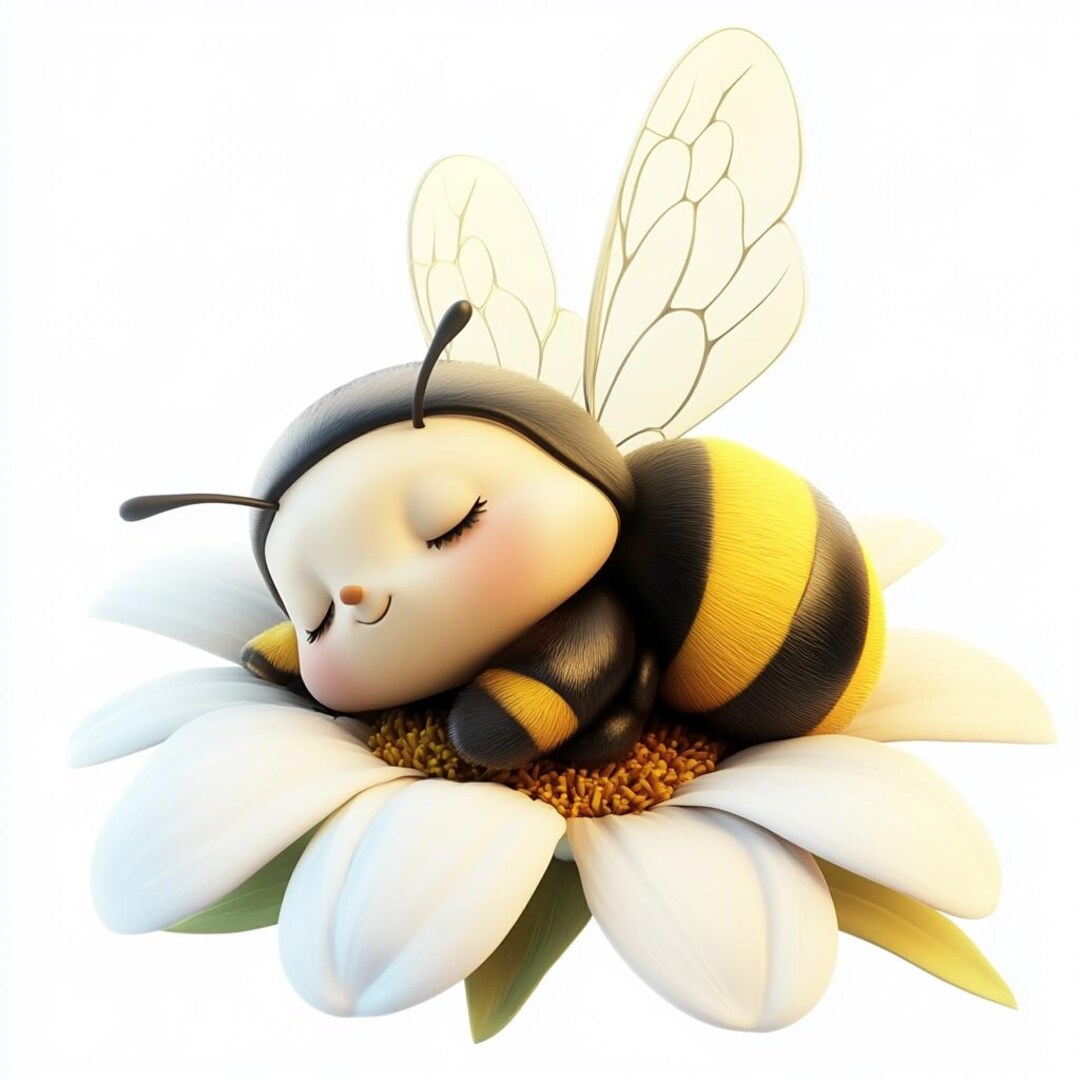 6 Honey Bee Clipart Bundle, Watercolor Bees Clip Art, Cute Bumblebee ...