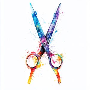 8 Saloon Instruments Clipart, Hair Stylist Tools PNG,JPJ Salon ...