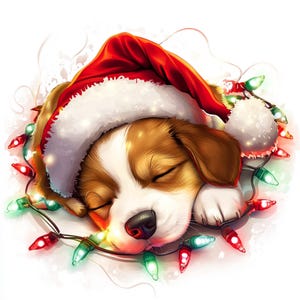 Christmas Dogs Clipart: Holiday Puppy PNG (commercial Use) - Etsy