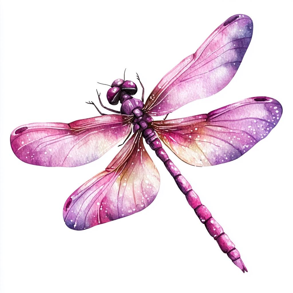 8 Dragonfly Cliparts Commercial Use,dragonfly Stained Glass, Watercolor ...