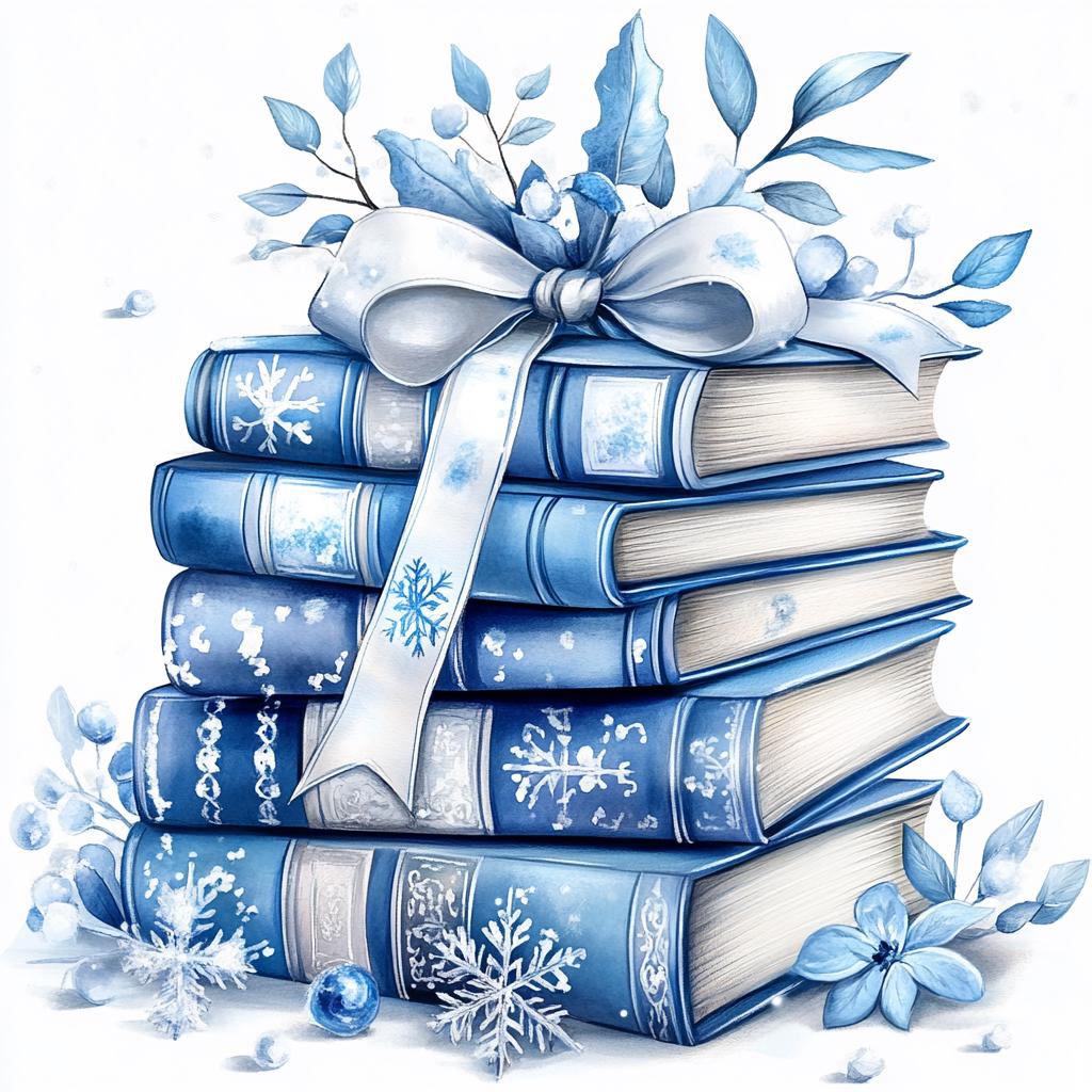 8 Watercolor Floral Book Clipart, Reading Clip Art,jpj, Books Floral ...