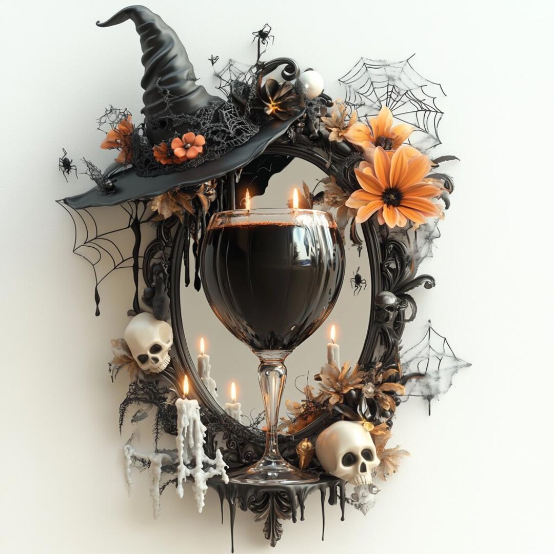 Halloween Cocktail Clipart, 8 Png,jpjs, Cocktails Clip Art, Creepy ...