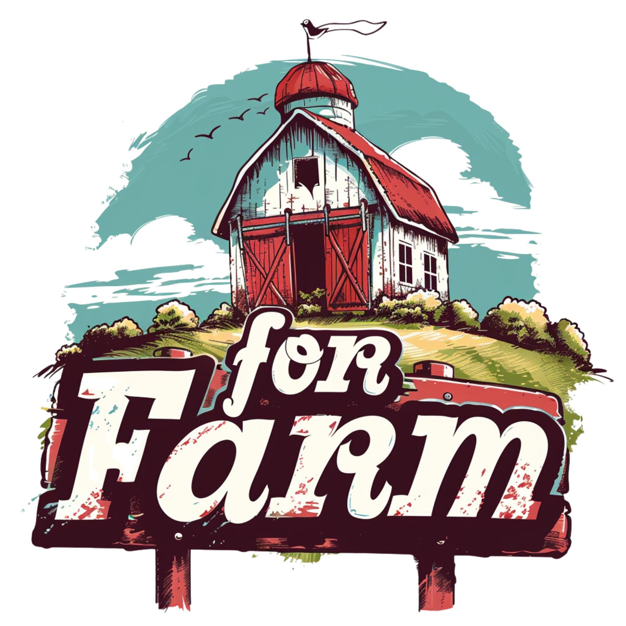 10 Cute Farm Watercolor Clipart PNG,JPJ Using This Tshirt,wallart ...