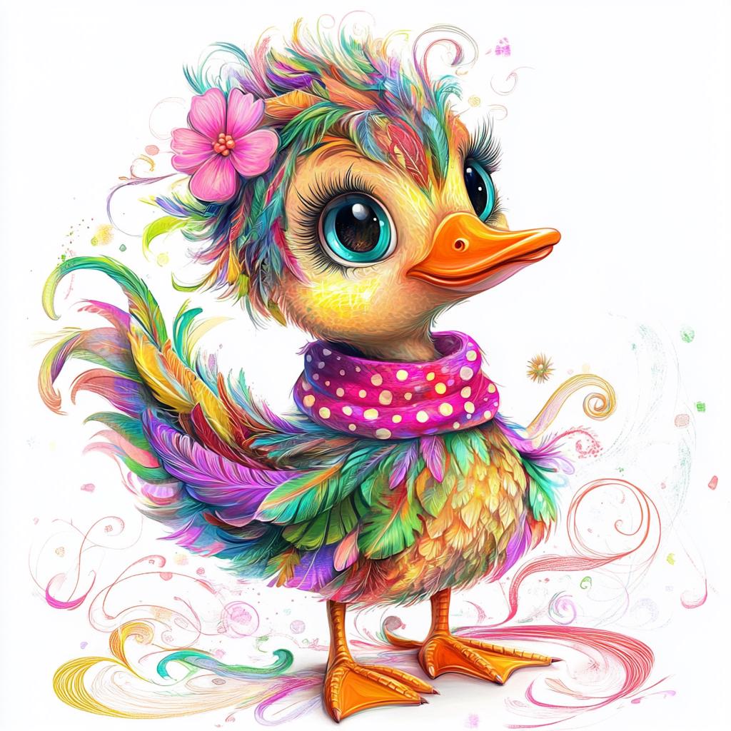 8 Easter Duck Clipart Bundle, Cute Duck Clipart, Duck PNG,JPJ, Spring ...