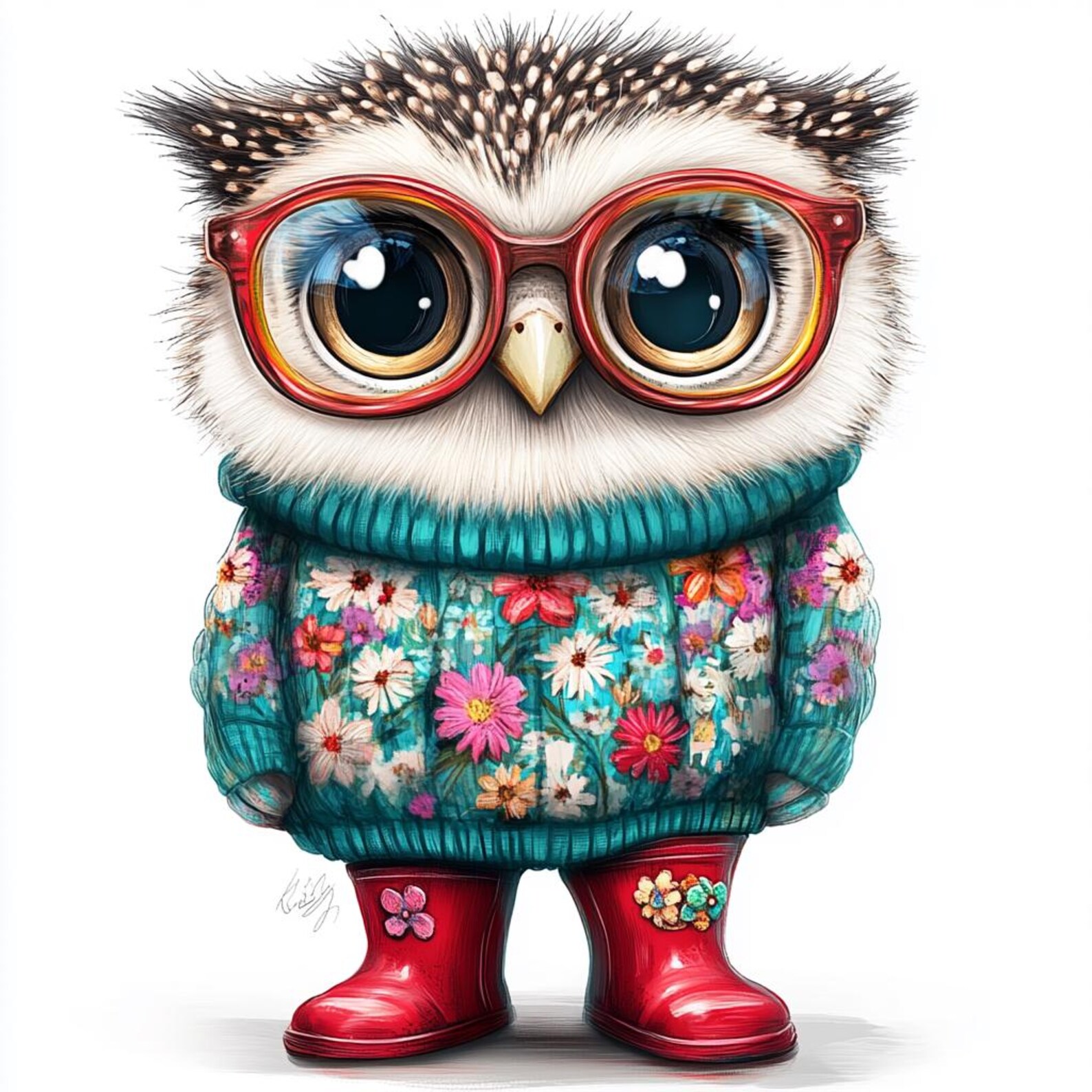 12 Cute Owl Clipart Bundle,sparkling Owl Sublimation Clipart,colorful ...