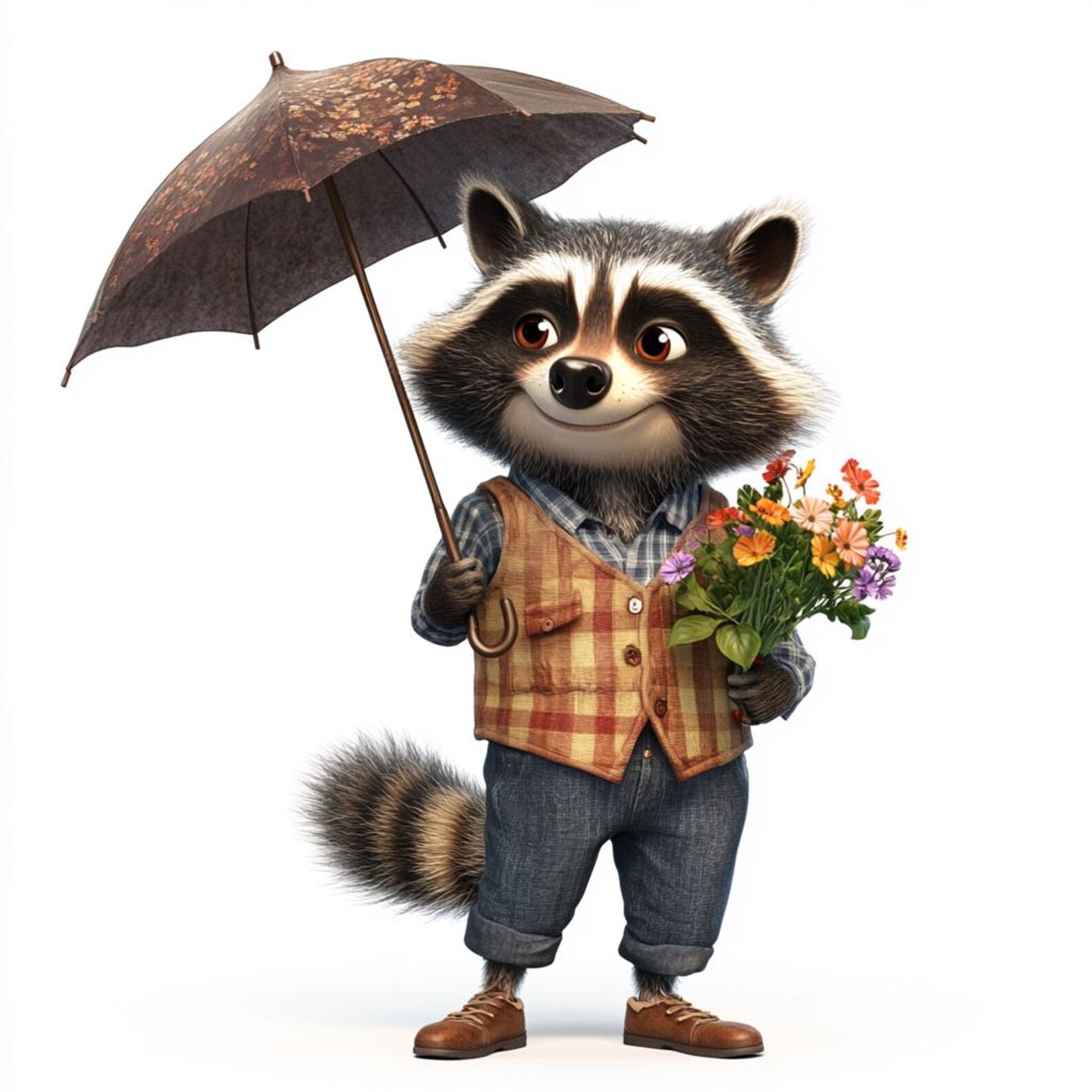 7 Cute Raccoon Clip Art High Res Watercolor Png,jpgs for Junk ...