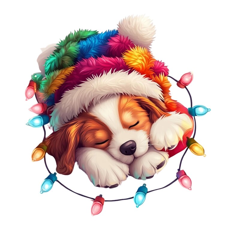 Christmas Dogs Clipart: Holiday Puppy PNG (commercial Use) - Etsy