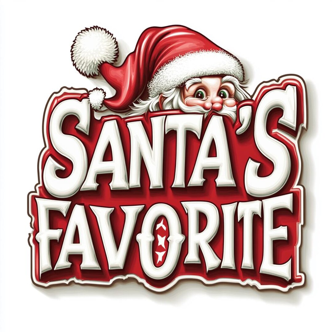 7 Santa Favorite Clipart, Funny Santa, Christmas Shirt Design,png,jpj ...