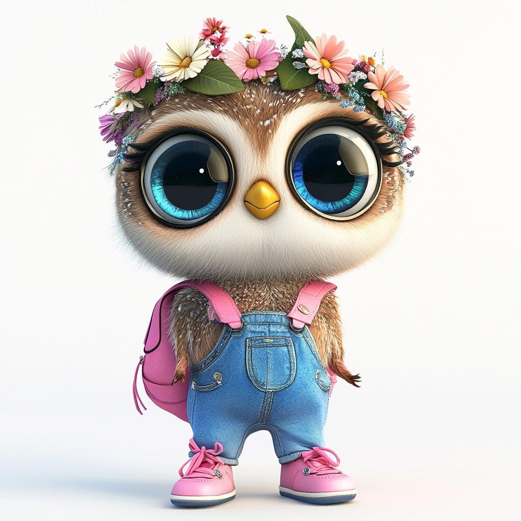 6 Owl Clipart, Cute Owl Clipart, Bird Clipart, Forest Birds, PNG,JPJ ...