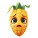 Funny Crying Corn Clipart: Quirky Vegetable Illustrations (digital ...